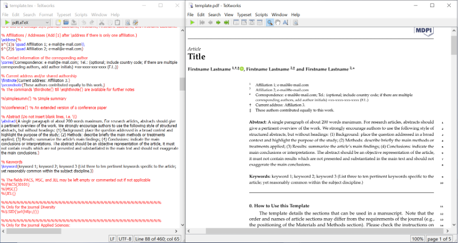 How to Format a Manuscript for MDPI Submission Using LaTeX - MDPI Blog