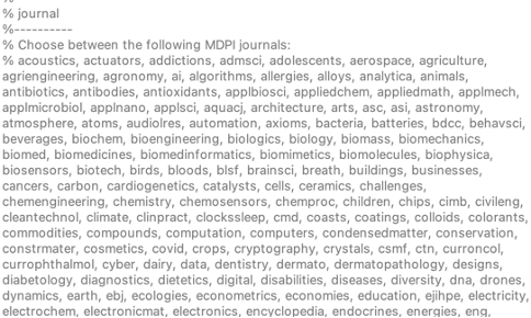 How to Format a Manuscript for MDPI Submission Using LaTeX - MDPI Blog