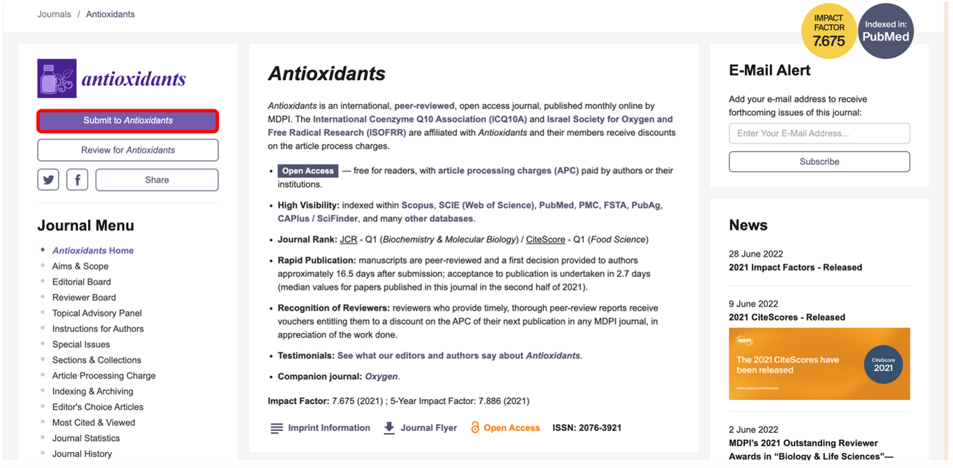 The 2021 Impact Factors of MDPI Journals - MDPI Blog